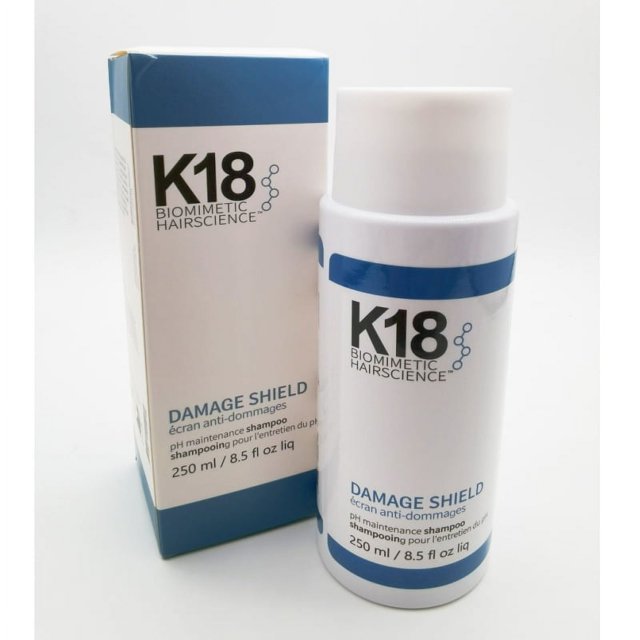 8.5 Oz K18 Shampoo Biomimetic Hairscience Damage Shield PH Protective Shampoo Reduces Frizziness ...