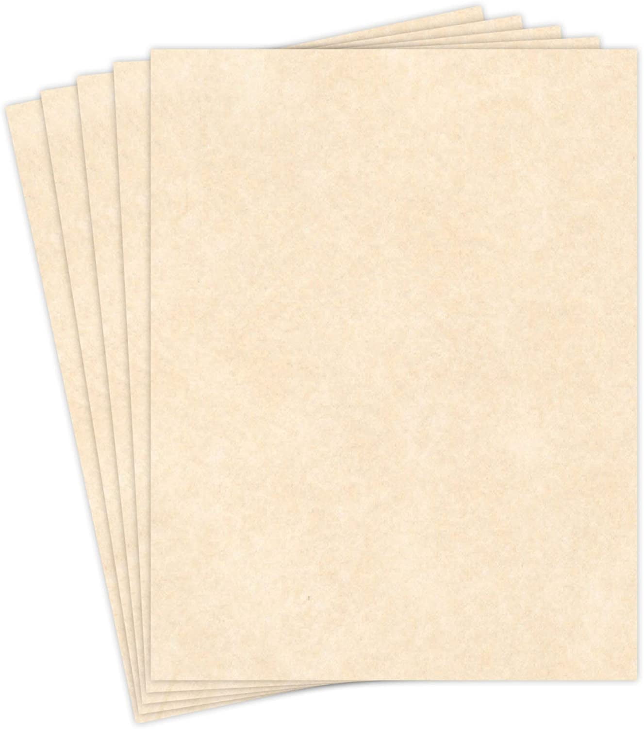 8.5 X 11 Stationery Parchment Recycled Paper 65lb. Cover Cardstock - 50 ...