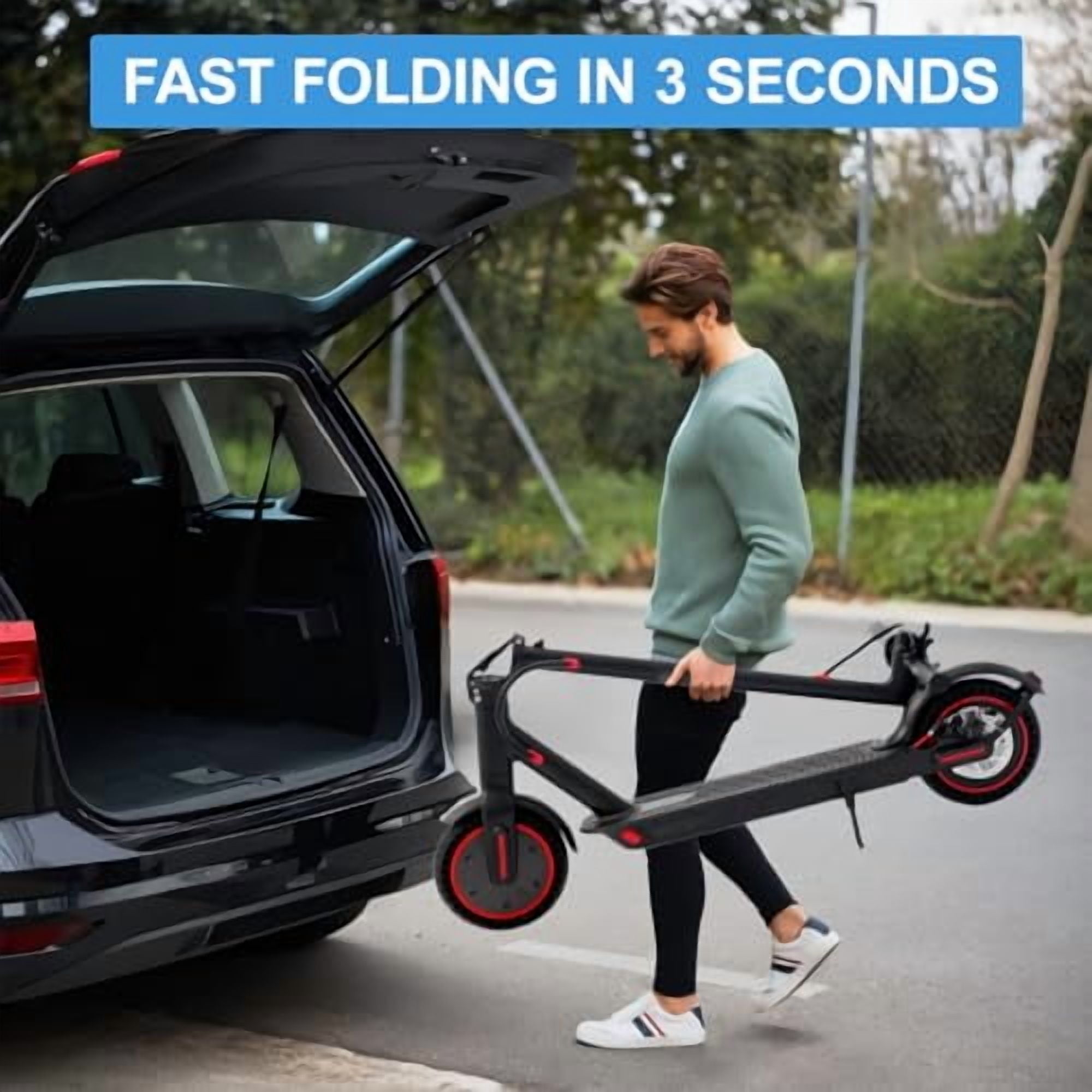8.5-inch Foldable Adult Electric Scooter with APP, 350W Motor, 7.8/10 ...