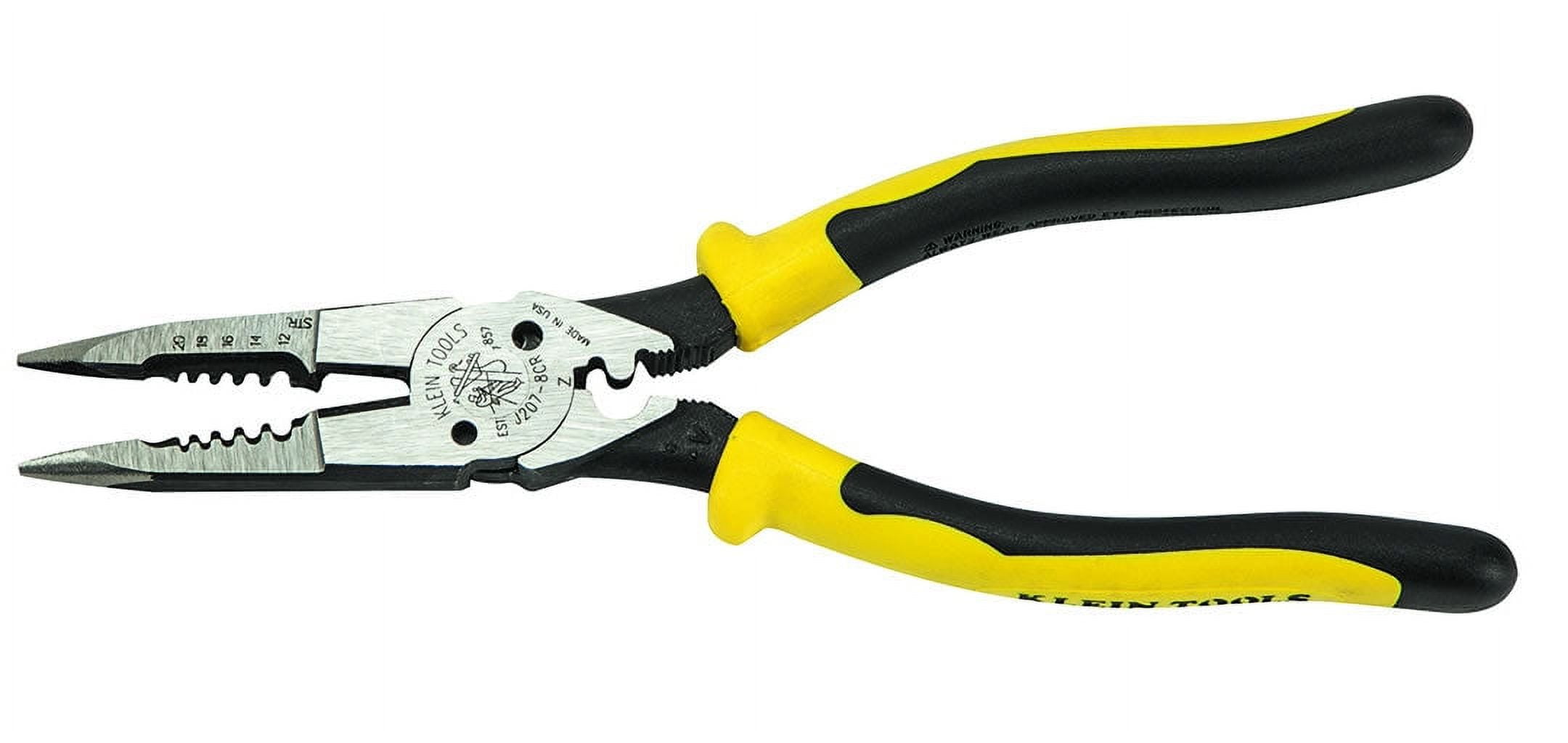Klein Tools 8.5-Inch Needle Nose Pliers Commercial-Grade Multi ...