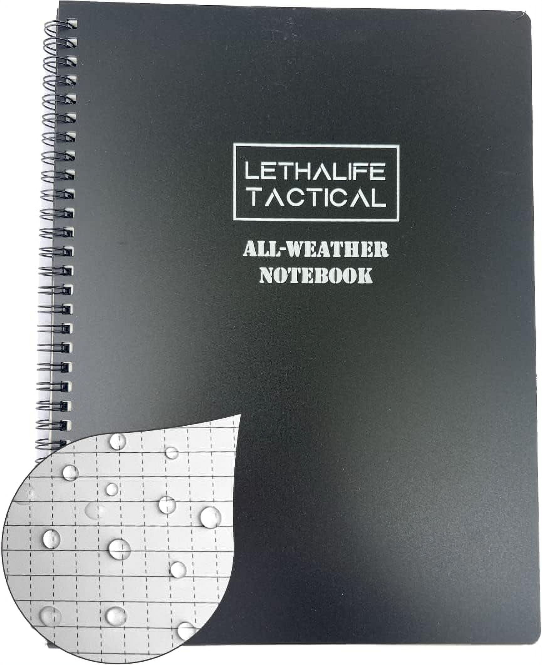 8.5 x 11 All Weather Notepad (Black) - Walmart.com