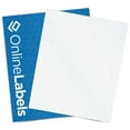 8.5 x 11 Clear Frosted Matte Sticker Paper (Inkjet Printers Only ...