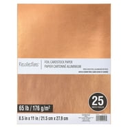 DCWV Double-Sided Cardstock Stack 12"X12" 36/Pkg Solid Gold W/Gold Foil ...