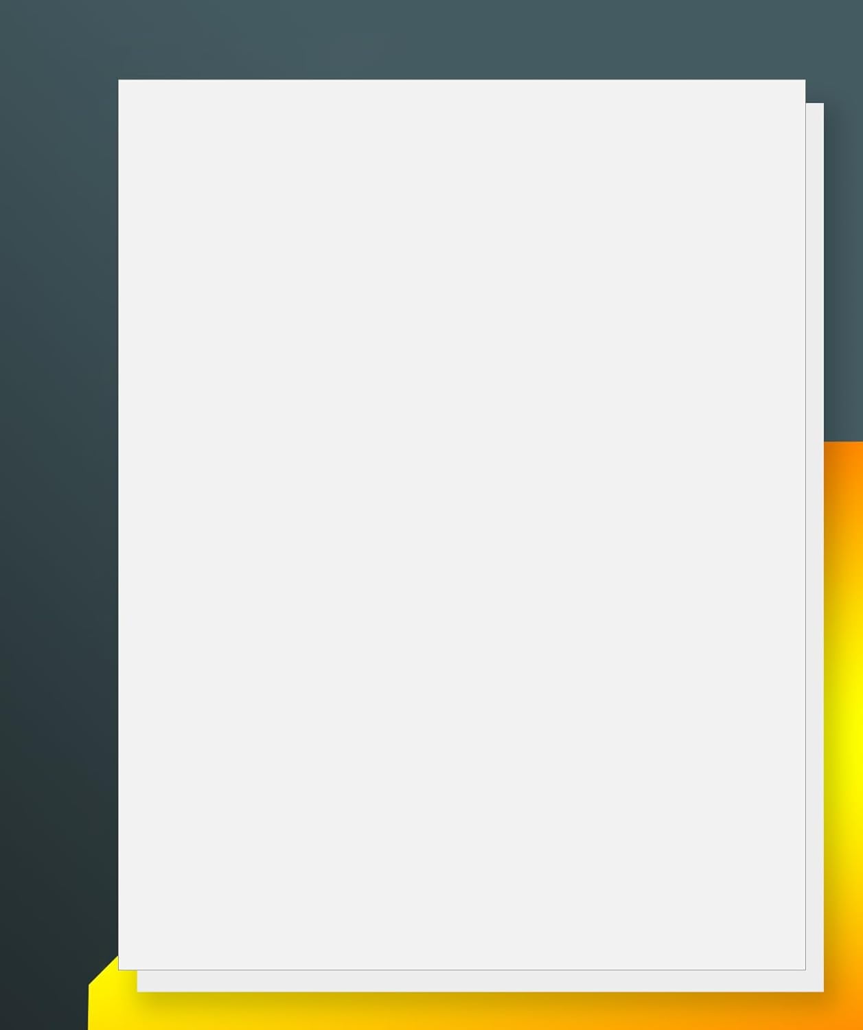 8.5" x 11" Full Sheet Label Sticker Paper for Laser & Inkjet Printers ...