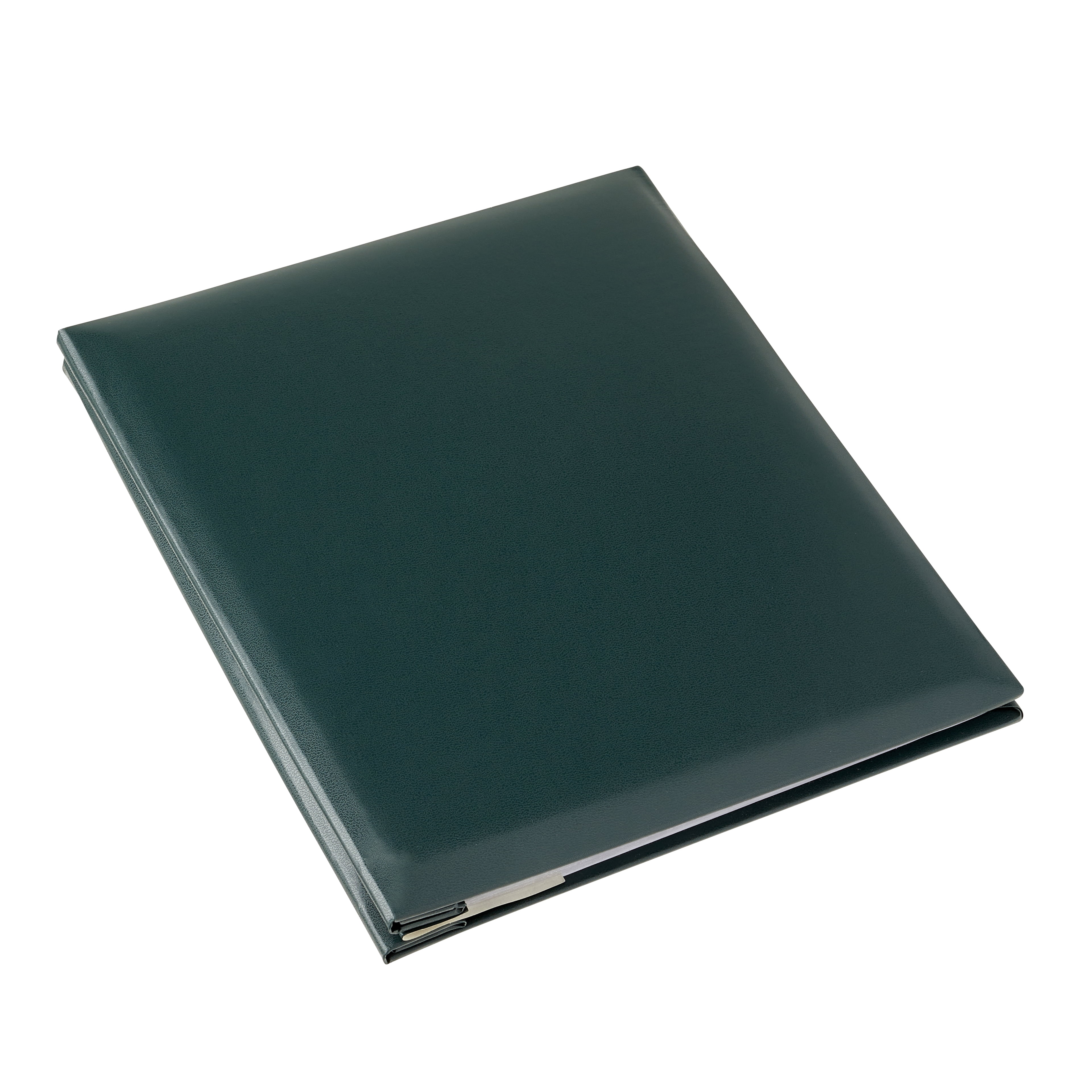 8.5" x 11" Hunter Green Vinyl Scrapbook Photo Album by Recollections ...
