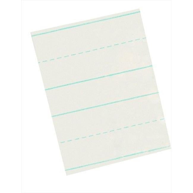 8.5 x 11 In. Skip A Line Long Ruled Writing Paper For Grade 2, 0.75 In ...