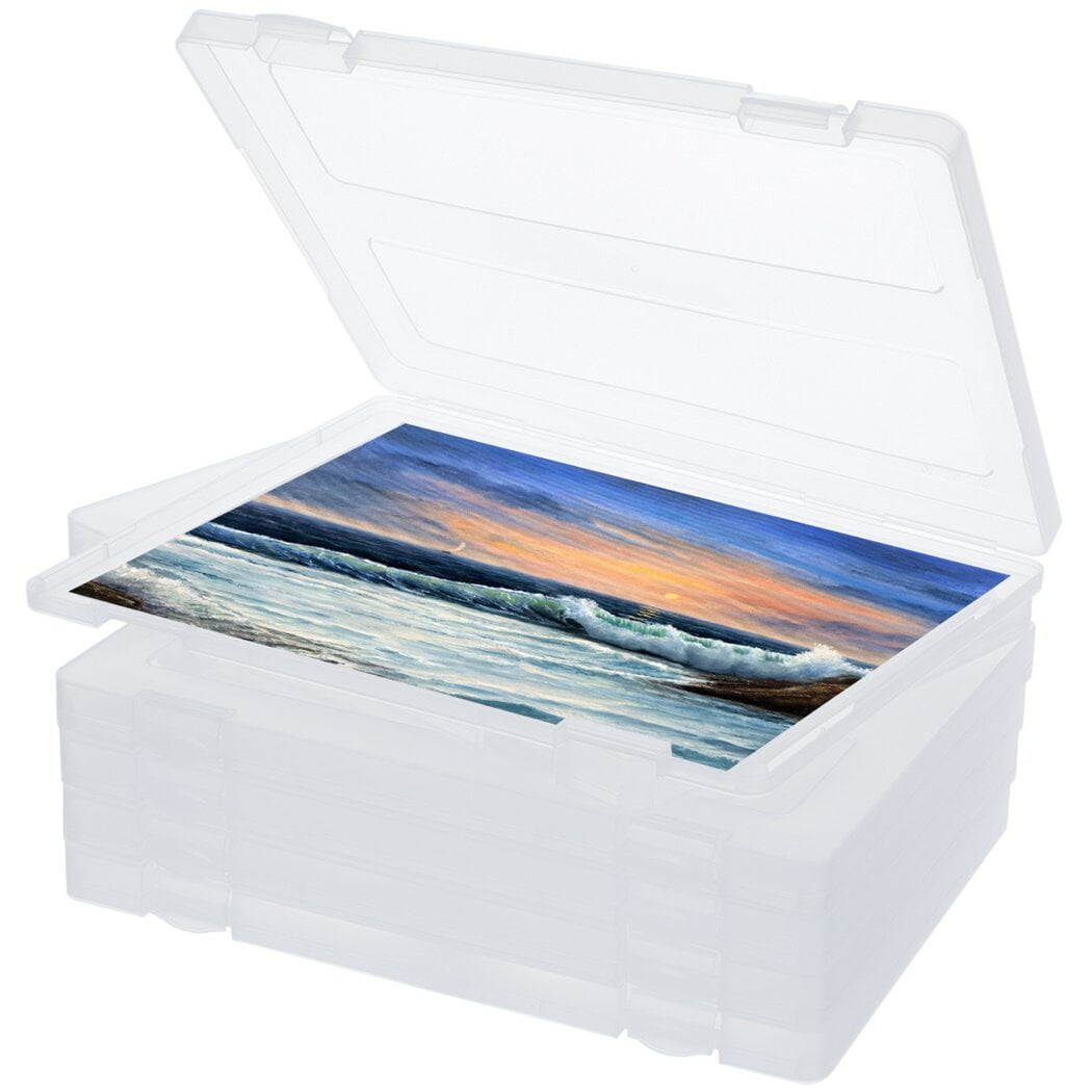 8.5" x 11" Letter A4 File Paper, 6Pcs Photo Document Organizer, Plastic ...