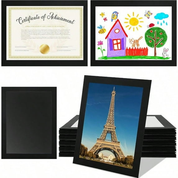 8.5 x 11 Paper Diploma Frame with High Definition PVC Window Paper ...
