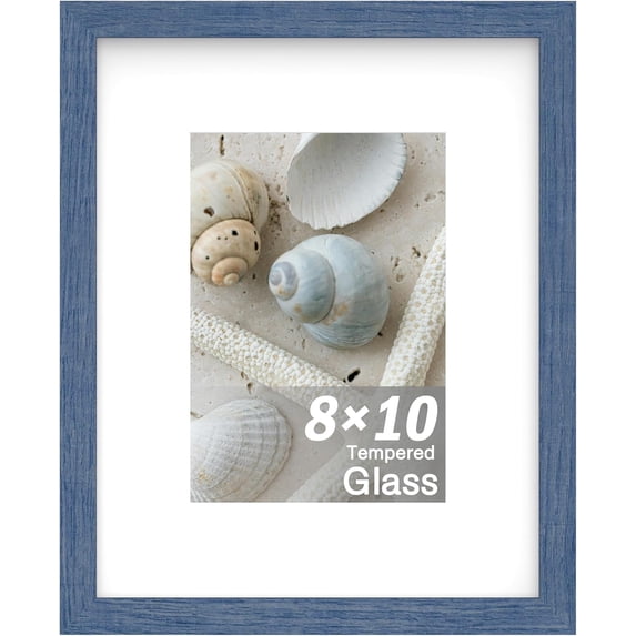 8.5 x 11 Picture Frame, Wood Photo Frame with HD Tempered Glass for ...