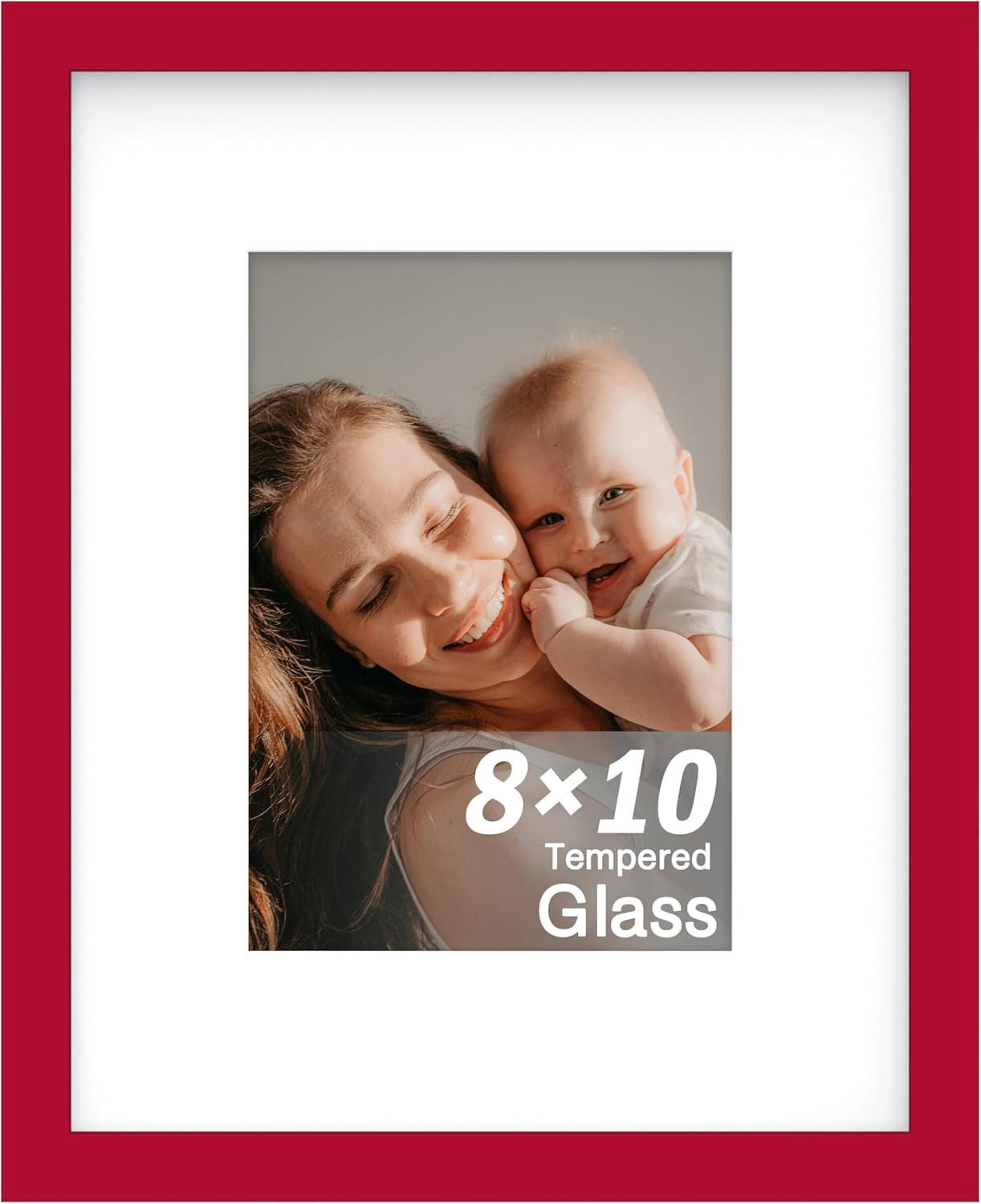 8.5 x 11 Picture Frame, Wood Photo Frame with HD Tempered Glass for ...