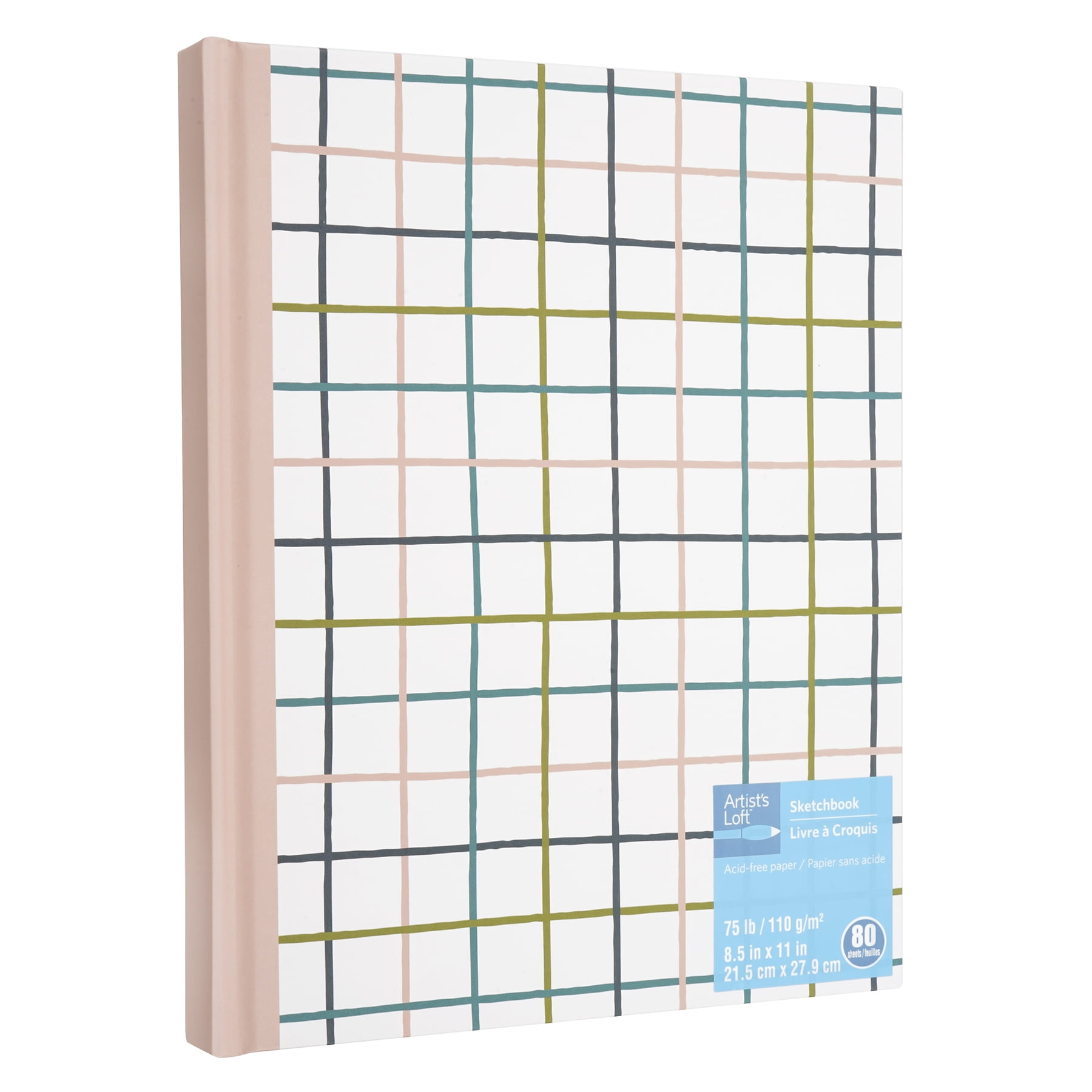8.5" x 11" Plaid Sketchbook by Artist's Loft - Blank White Pages ...