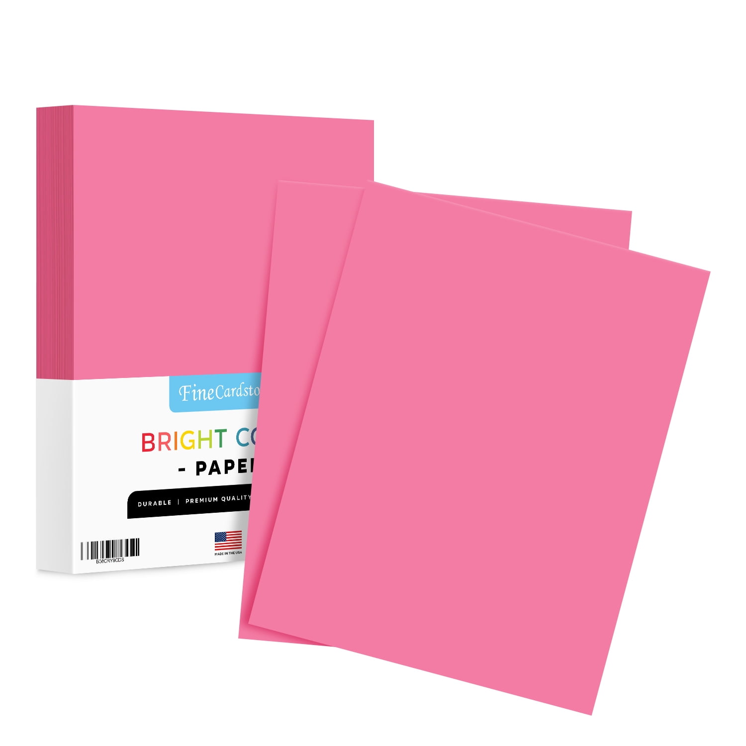 8.5 x 11" Ultra Fuchsia Color Paper Smooth, for School, Office & Home ...