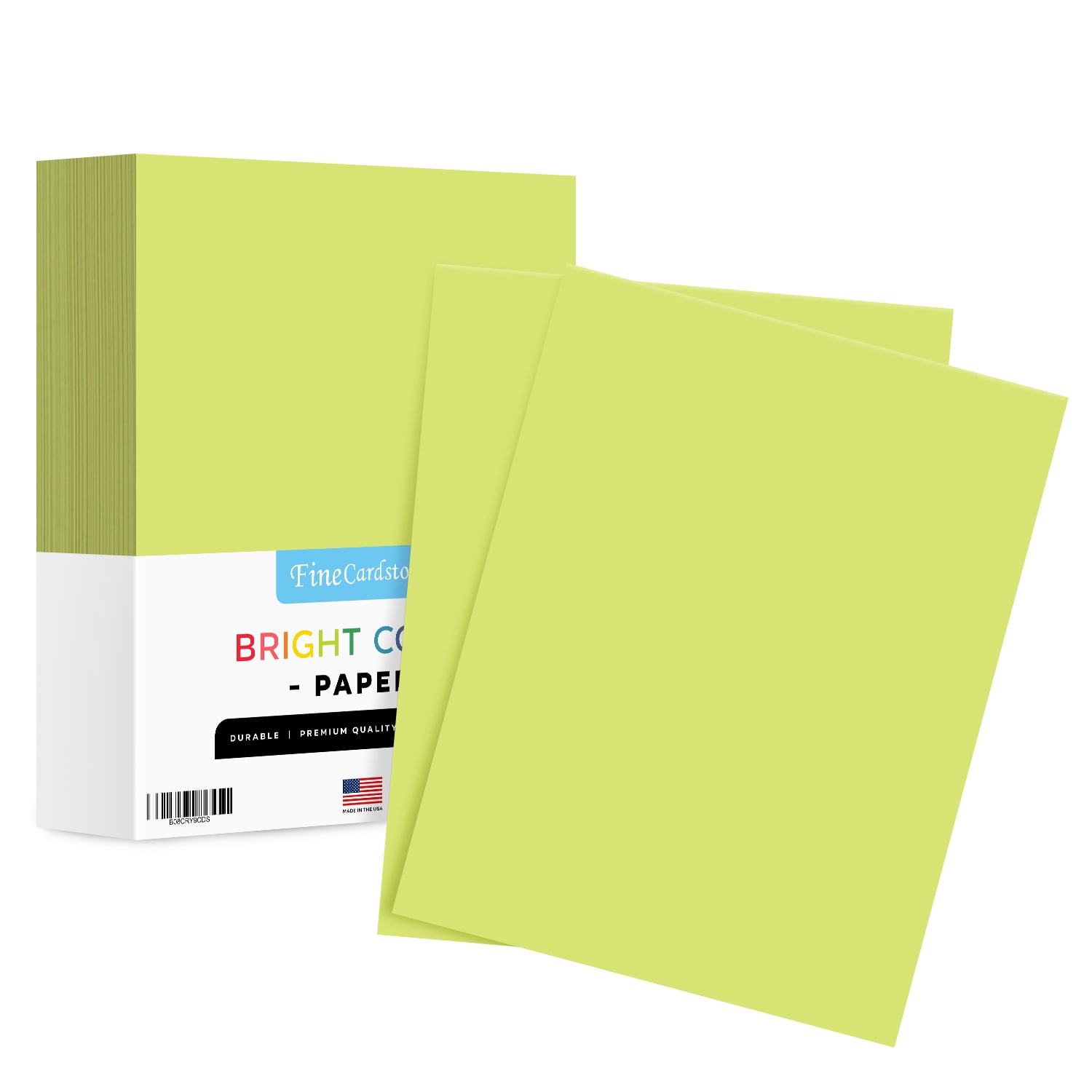 8.5 x 11 Ultra Lime Neon Bright Fluorescent Colored Paper | 20lb Bond ...