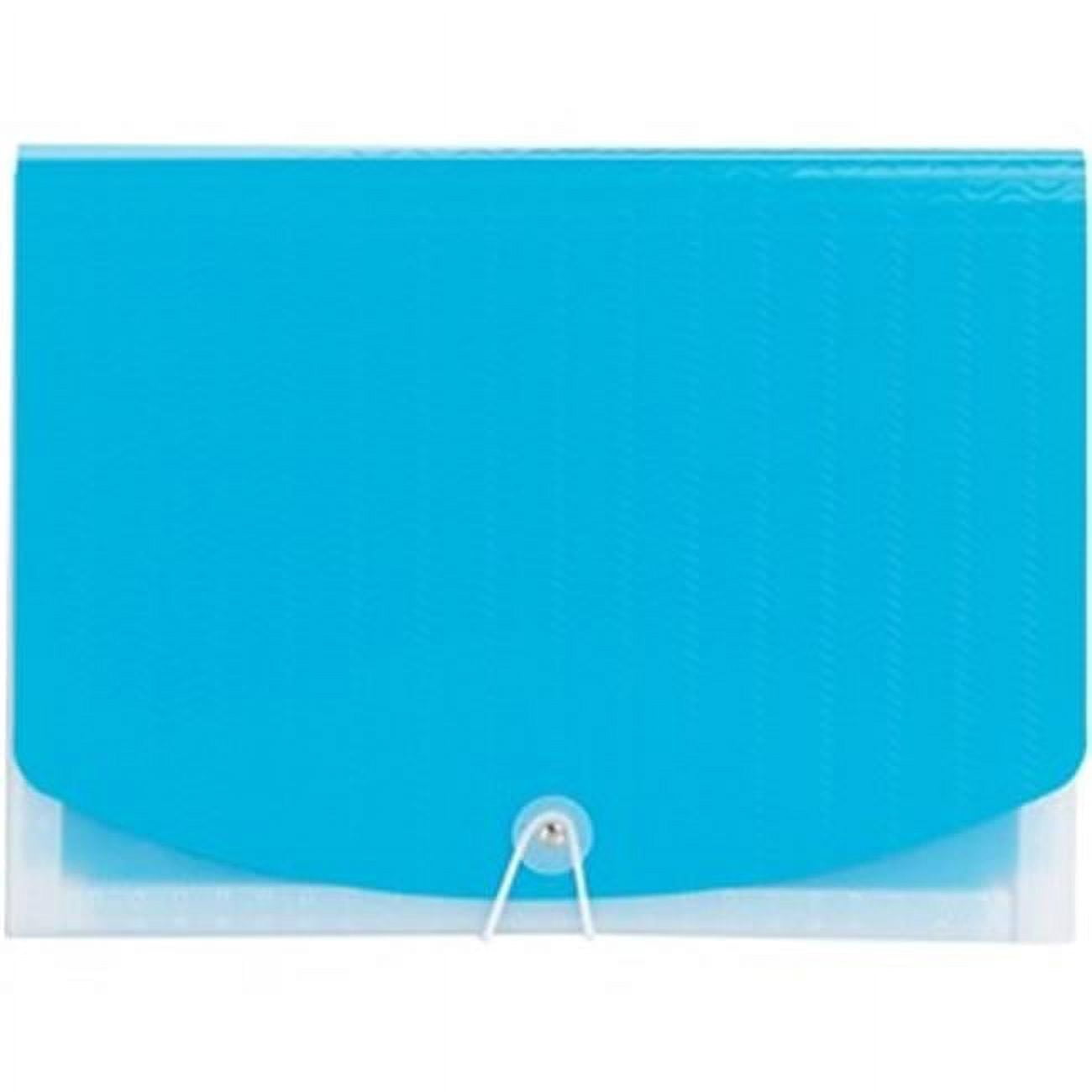 8.5 x 11 in. 12-Pocket Poly Expanding File, Teal - Walmart Business ...
