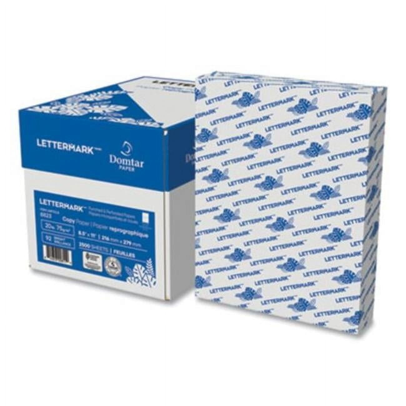 8.5 x 11 in. 20 lbs Custom Cut-Sheet Copy Paper for 92 Bright, White ...