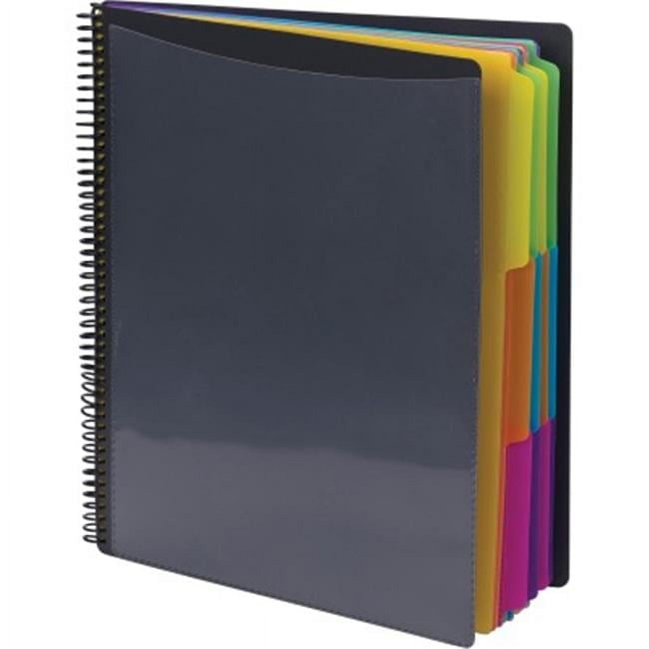 8.5 x 11 in. 24 Pocket Poly Project Organizer, Assorted Color - Walmart.com