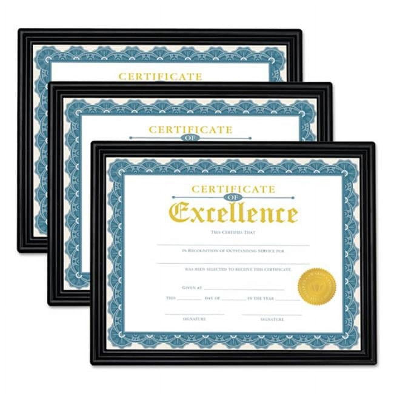 8.5 x 11 in. All Purpose Document Frame, Black - Pack of 3 - Walmart.com