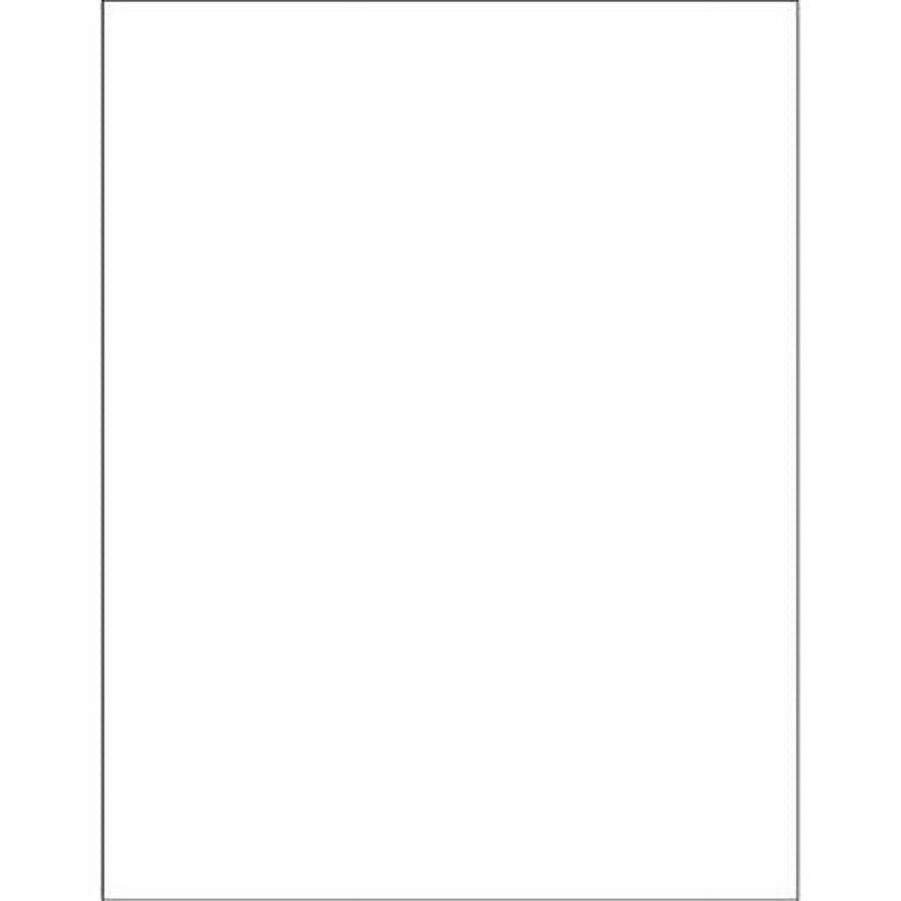 8.5 x 11 in. Opaque White Blockout Laser Labels - Pack of 100 - Walmart.com