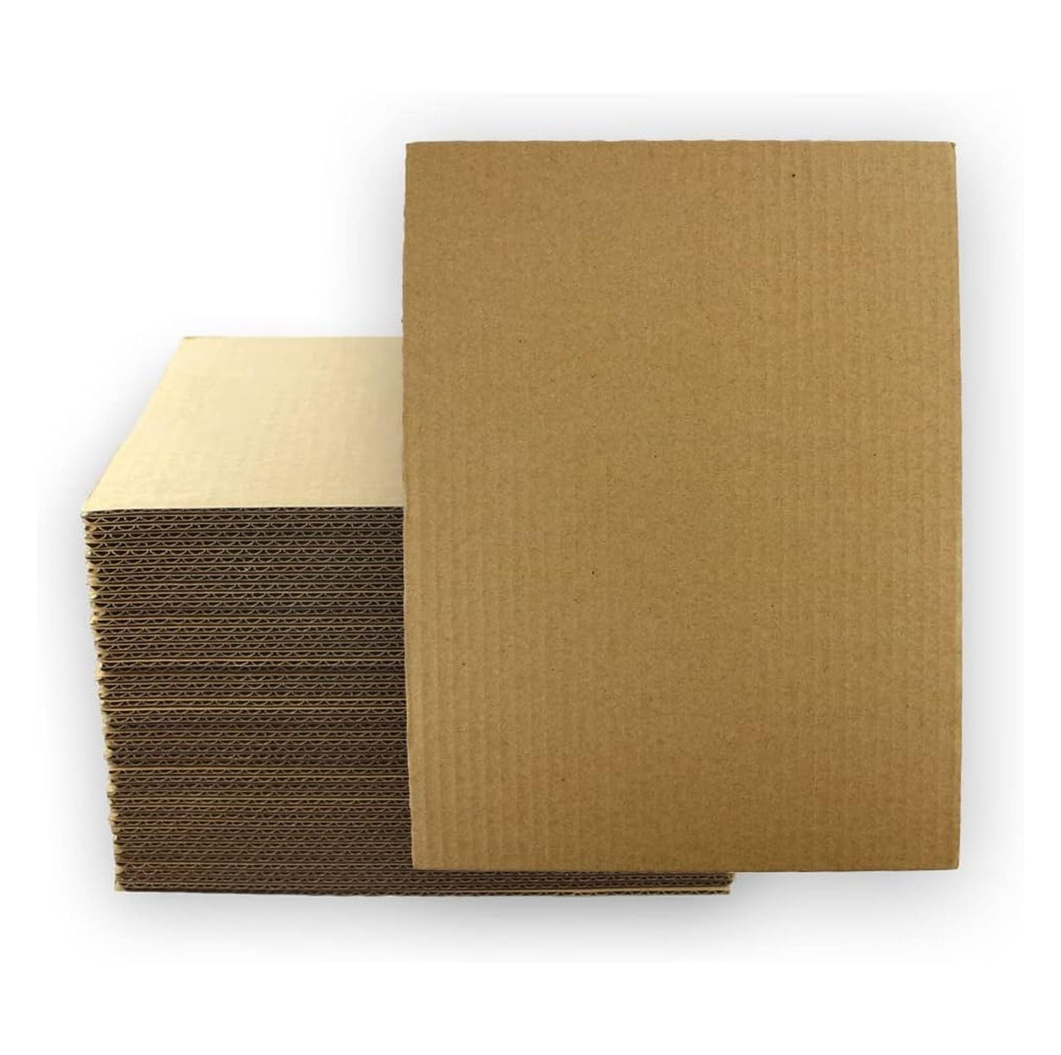 8.5 x 11 x 0.12 Inch Lightweight Corrugated Cardboard Shipping Pads ...