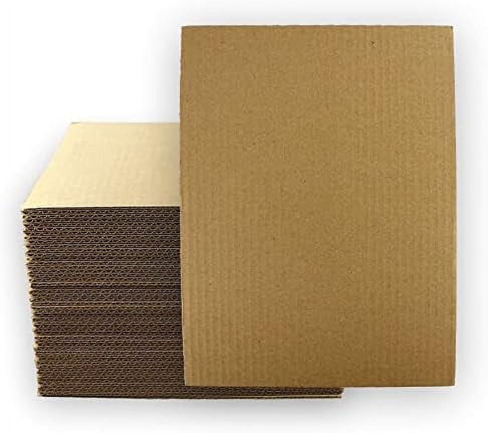 8.5 x 11 x .12 Inch Lightweight Corrugated Cardboard Shipping Pads ...