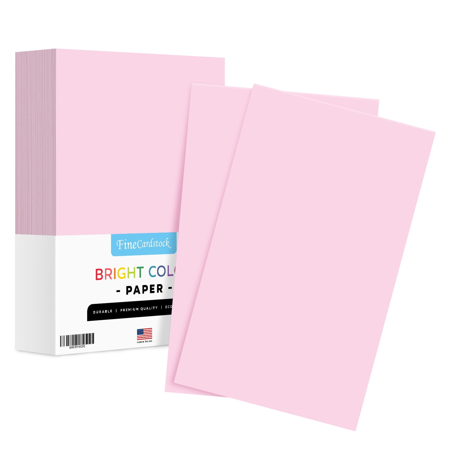 8.5 x 14" Ultra Pink Color Paper Smooth, for School, Office & Home ...