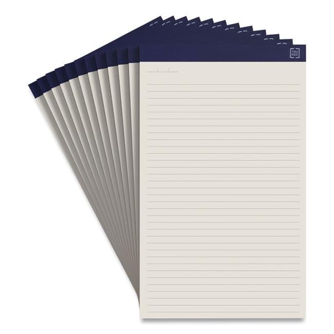 8.5 x 14 in. Wide & Legal Rule Notepads, Ivory - Pack of 12 - Walmart.com