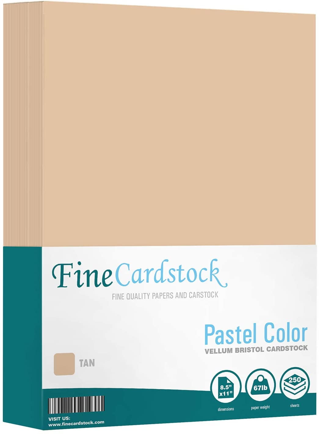 Tan Pastel Color Cardstock Paper — Great for Arts and Crafts, Wedding ...