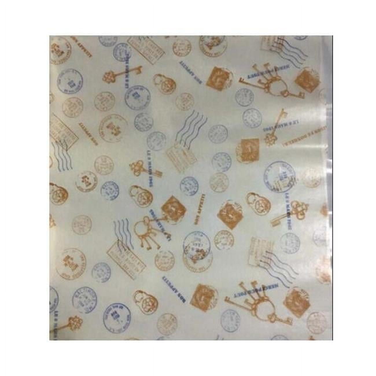 8.5 x 9.8 in. Sandwich Tray Stamp Pattern Wax Greaseproof Baking Paper ...