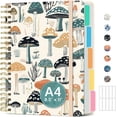 8.5"x11" 5 Subject Spiral Notebook, 280 Pages Ruled Journal with ...