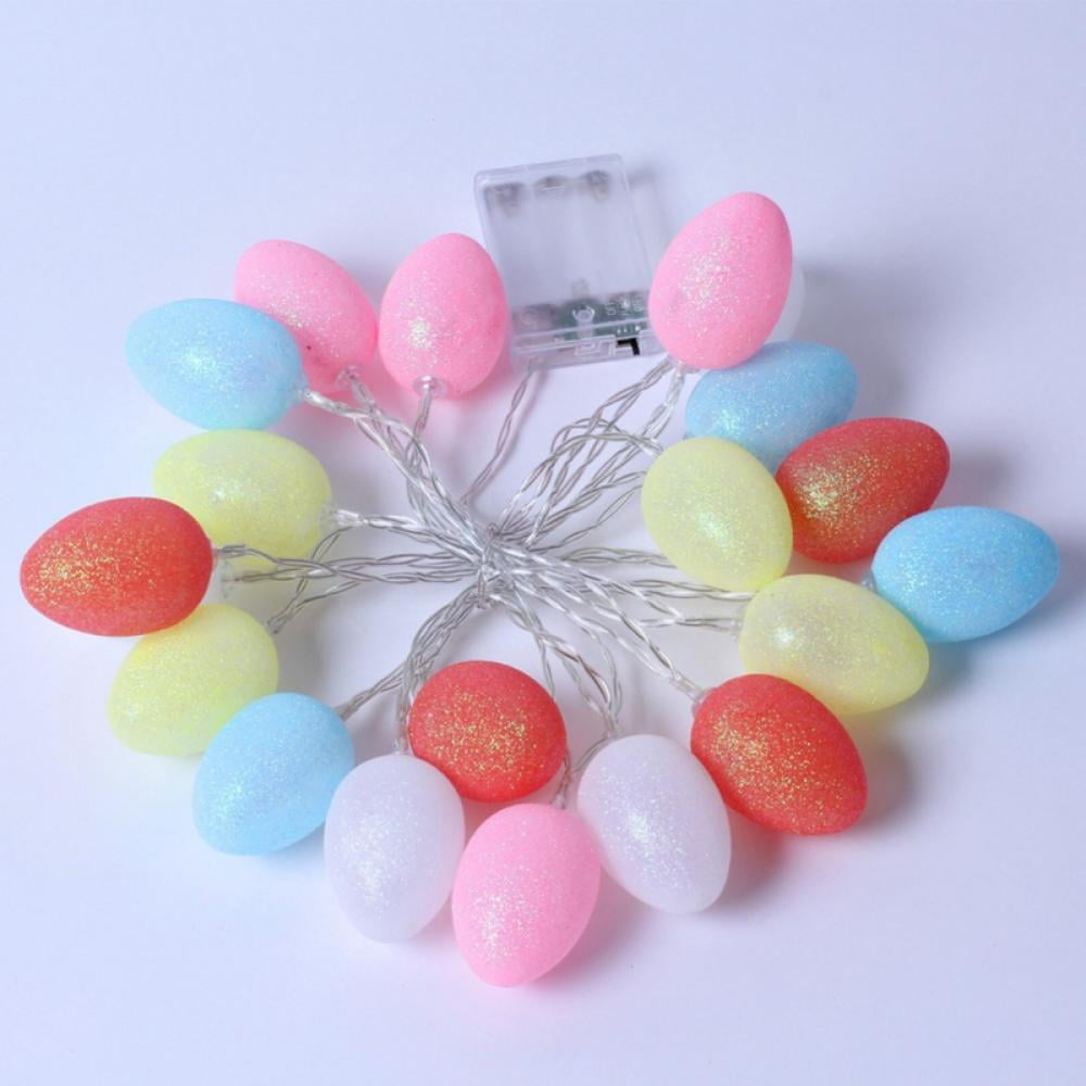 8.53 Feet 20 Easter Egg Led String Lights, Battery Powered Fairy Light ...
