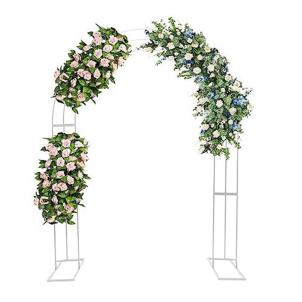 8.53Ft Garden Arch Arbor, Heavy Duty Metal Arbour Archway, Backdrop ...