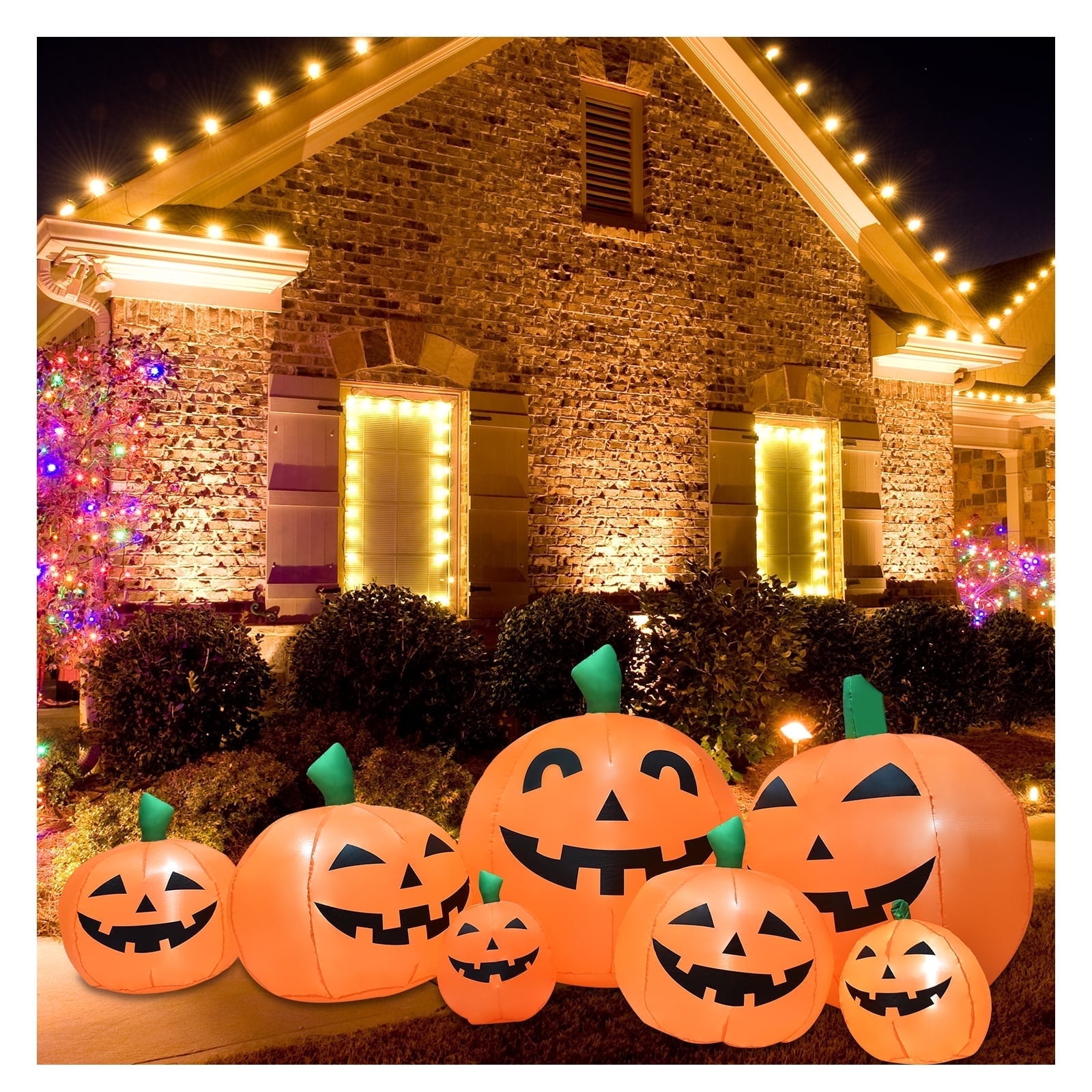 8.5FT Halloween Inflatables Pumpkins Decoration, Outdoor Halloween Blow ...