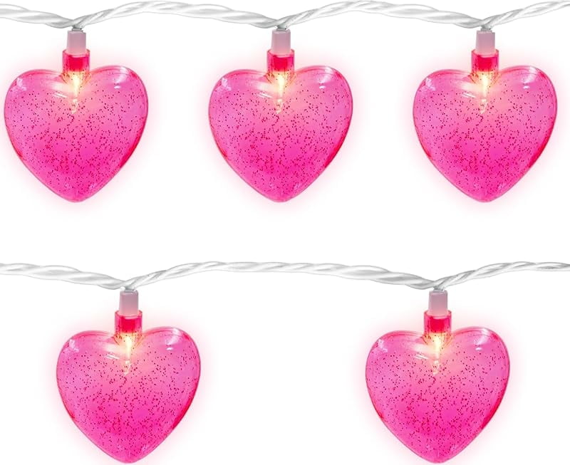 8.5Ft St Patricks Day Shamrock String Lights with 10 3D Green Clover ...