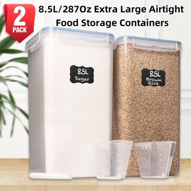 Yesbay 2000ml/2800ml Cereal Storage Box Transparent Large Diameter ...