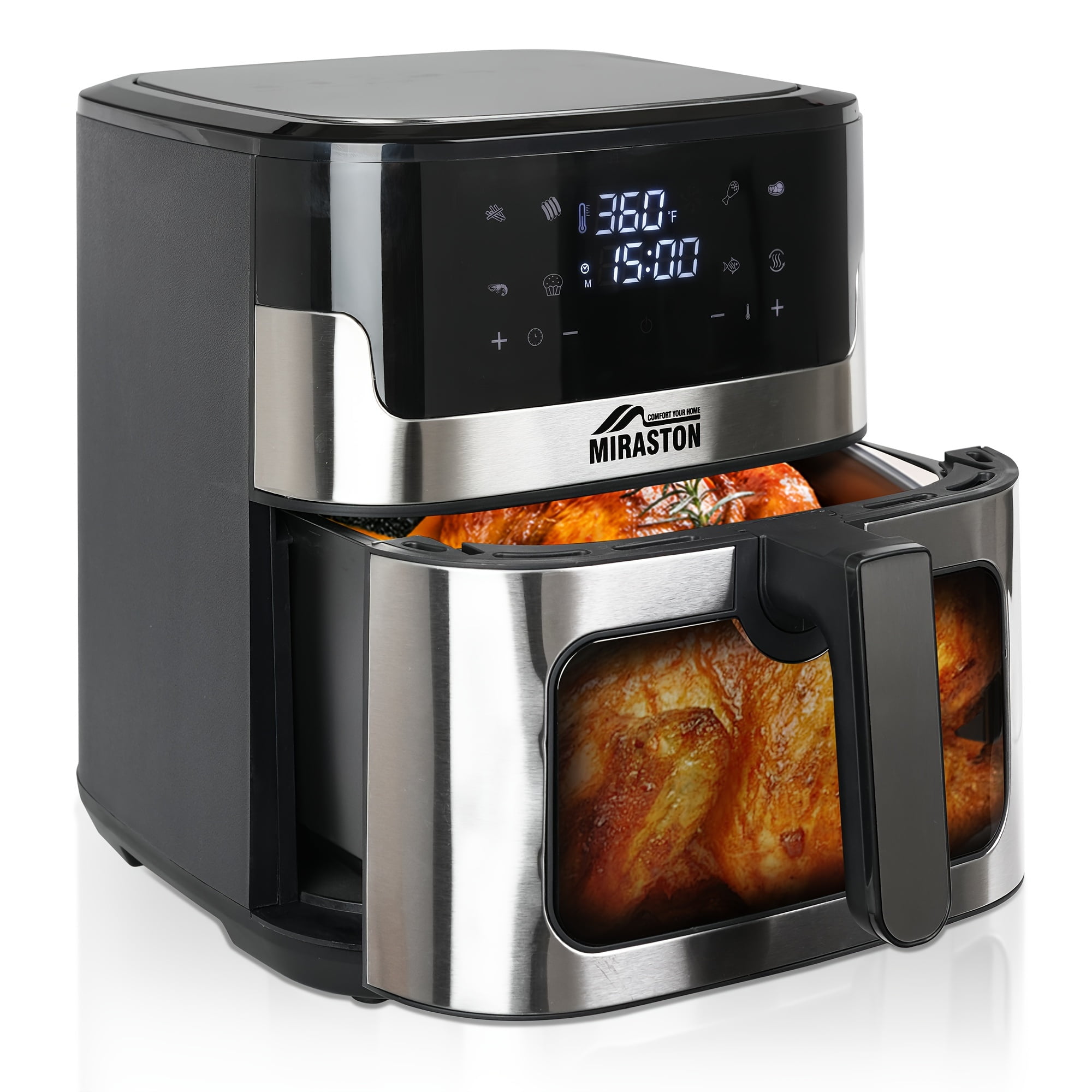 8.5QT Large Air Fryer for Family of 5-6 - 8 Preset Functions, Smart ...