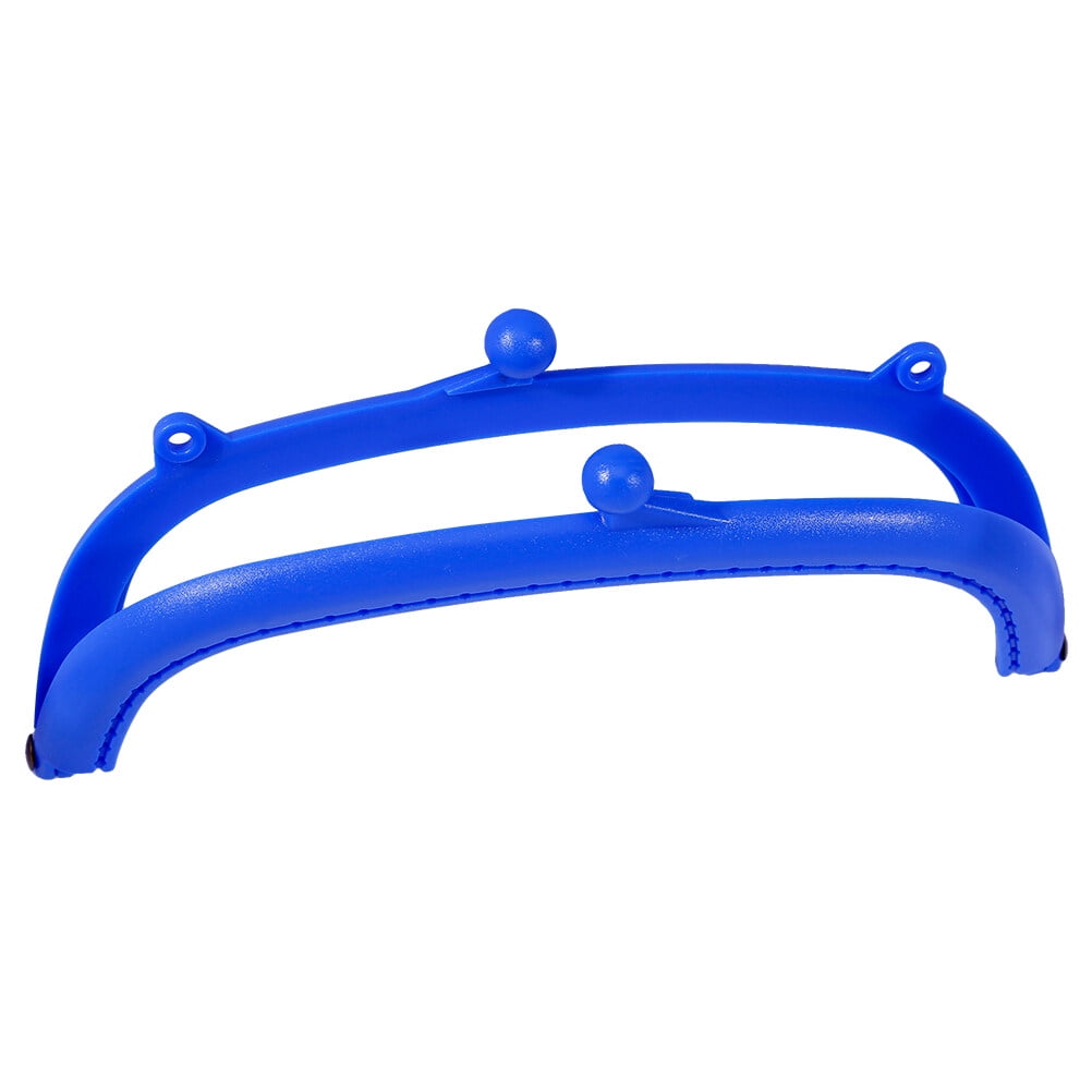 OUNONA Blue Plastic Purse Frame Clasp for DIY Handbag Making, 1 Set ...