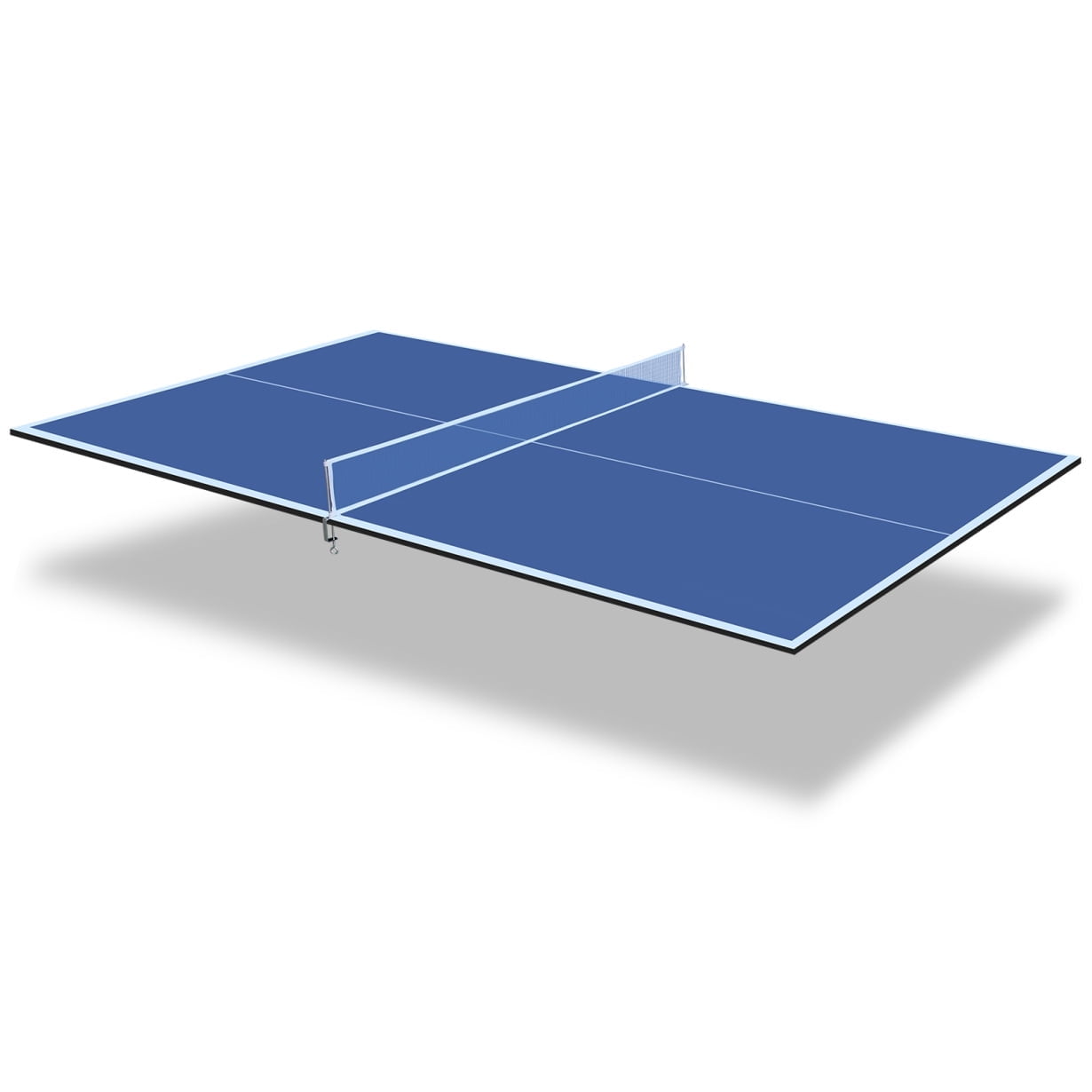 8.5ft Mid-Size Ping Pong Conversion Top with Net Set, Foldable Table ...