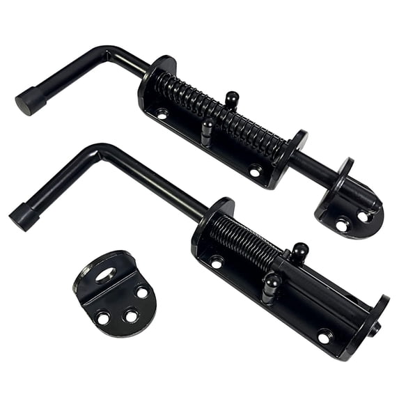 8.5inch Black Heavy Duty Spring Loaded Latch Pin, Galvanized Steel ...