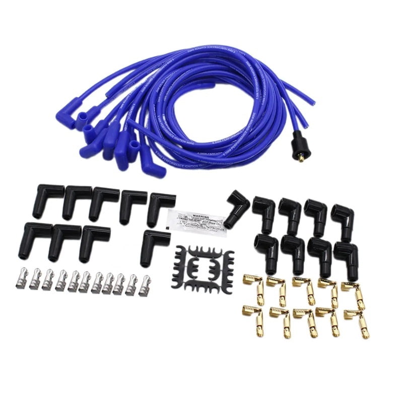 8.5mm Spark Plug Wire Set 135 45 Degree Boots Hei Distributor Caps ...