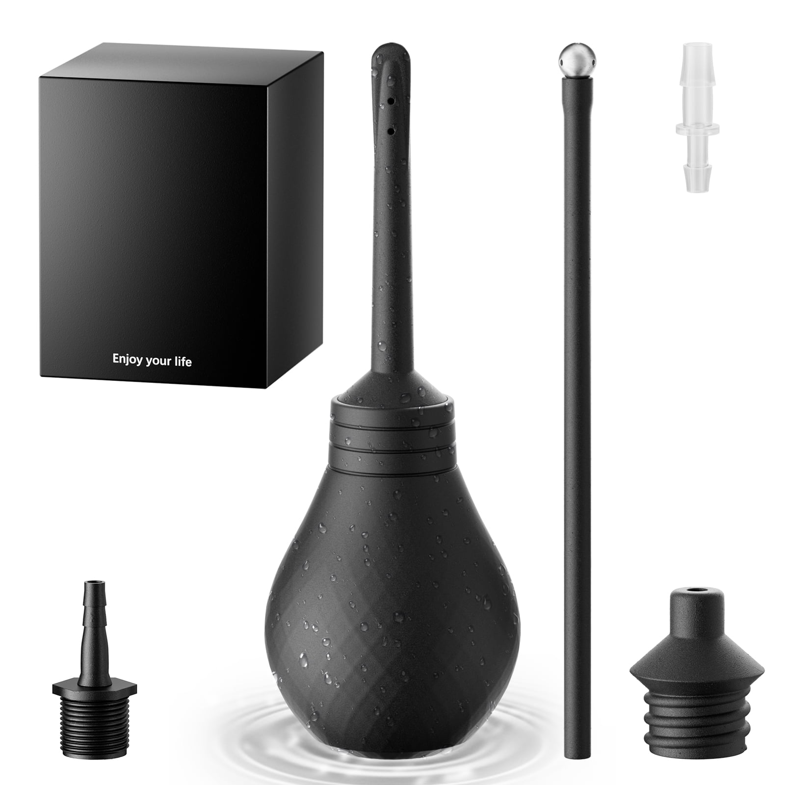 8.5oz Enema Bulb Kit for Men and Women, Amal Douche Vaginal Enima ...