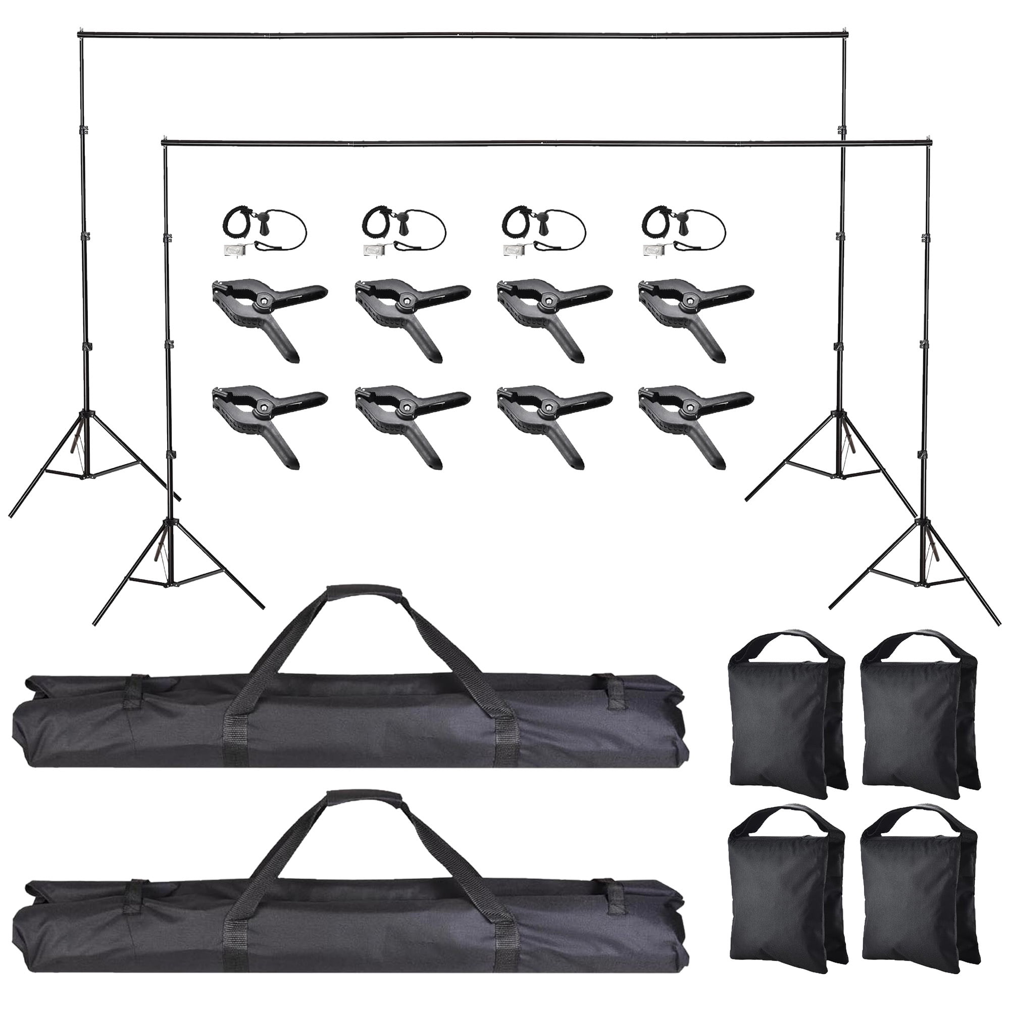 8.5x10Ft Photography Background Backdrop Support Stand Kit Video ...