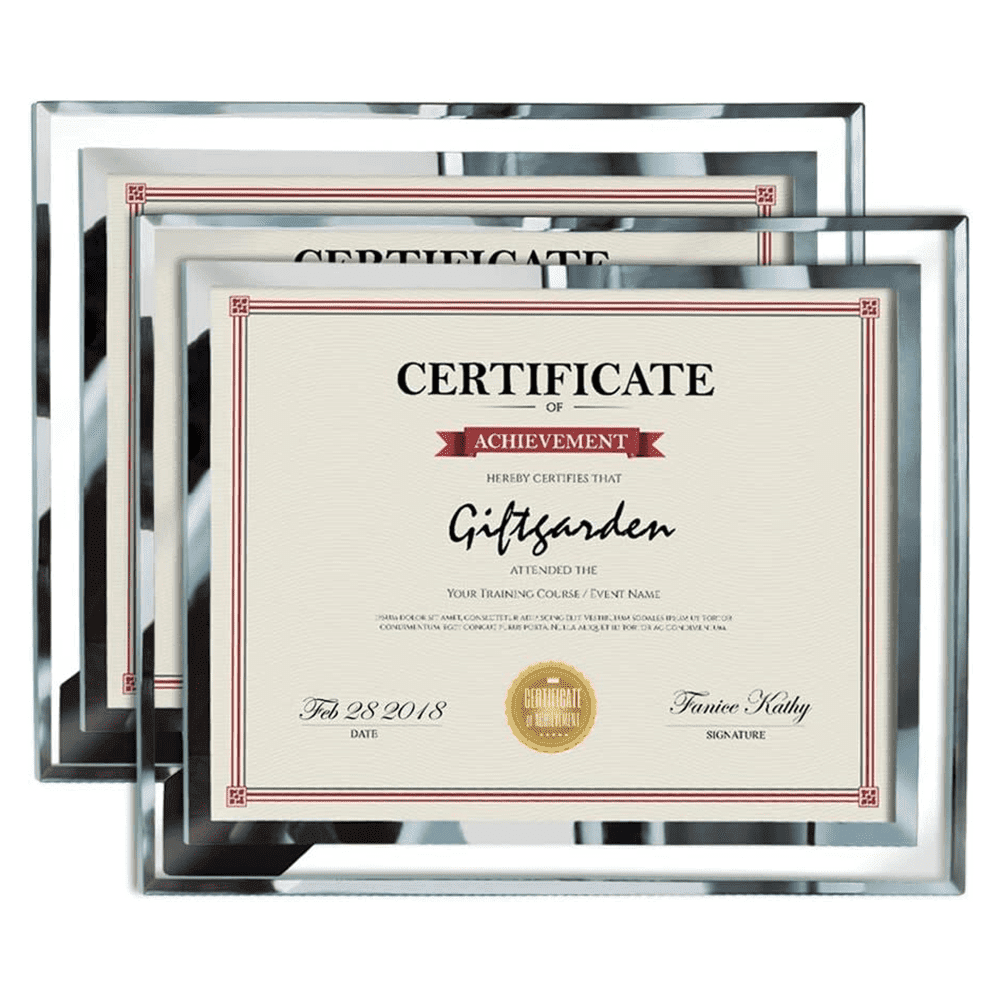 Walmart 8.5x11 Award Photo Frame, Legal Size Glass Certificate Diploma ...