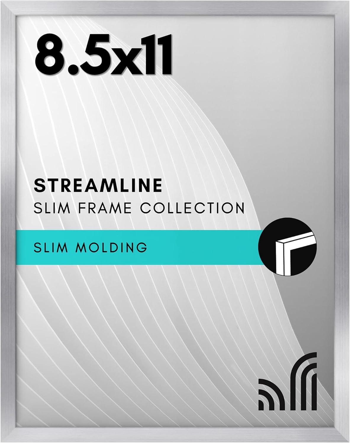 8.5x11 Picture Frame with Shatter-Resistant Glass - Streamline ...