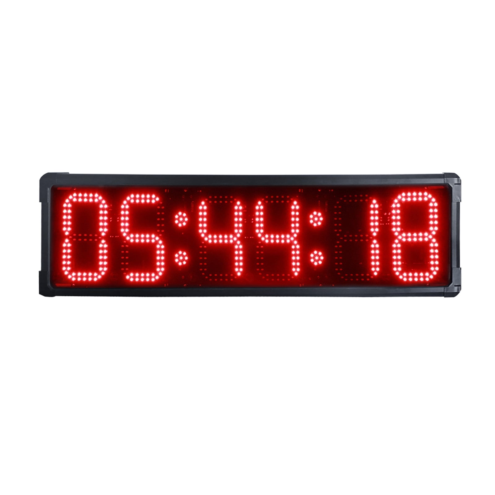 8'' 6 Digits Red LED Race Timing Sport Timer Marathon Running Countdown ...