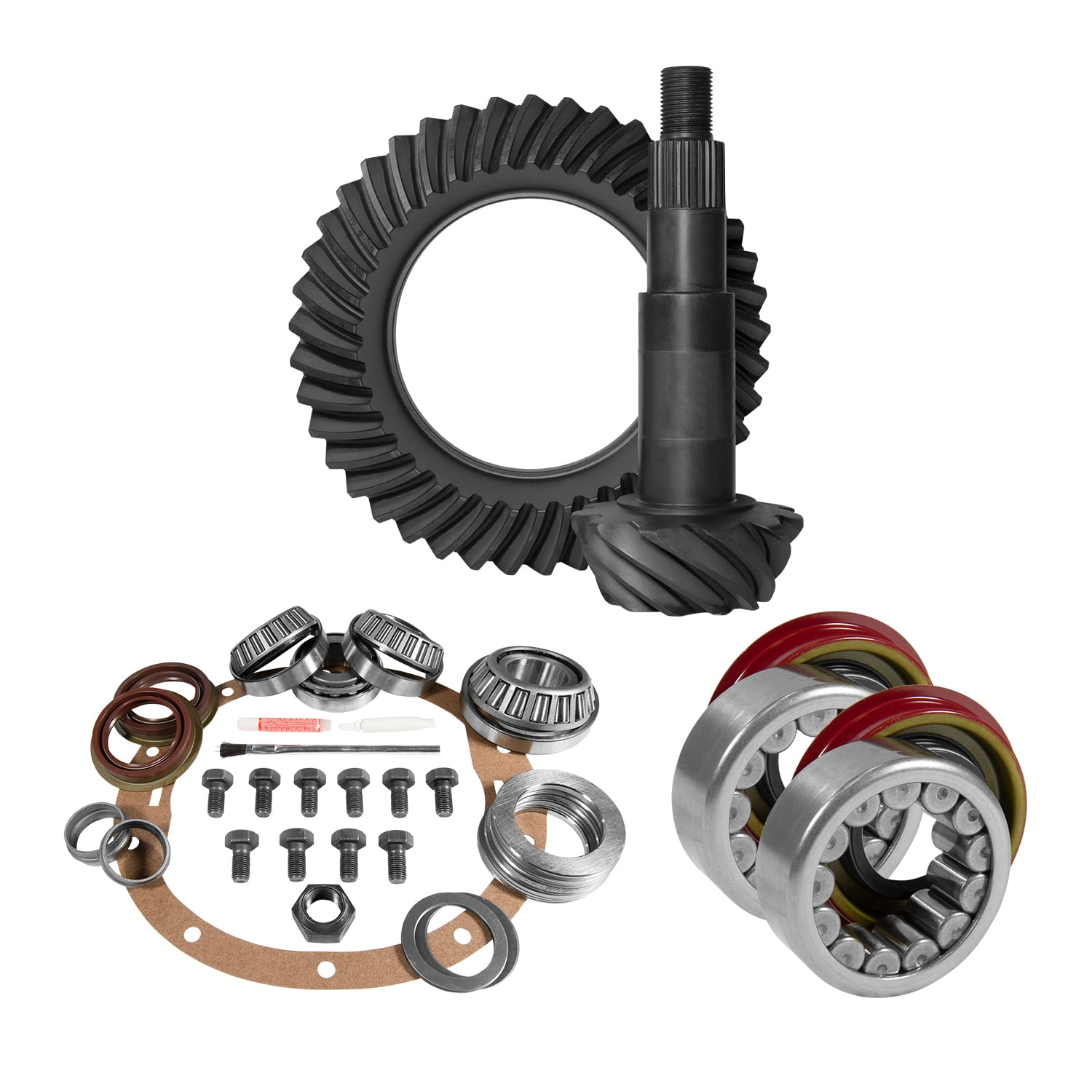 8.6" GM 4.56 Rear Ring & Pinion, Install Kit, Axle Bearings & Seal ...