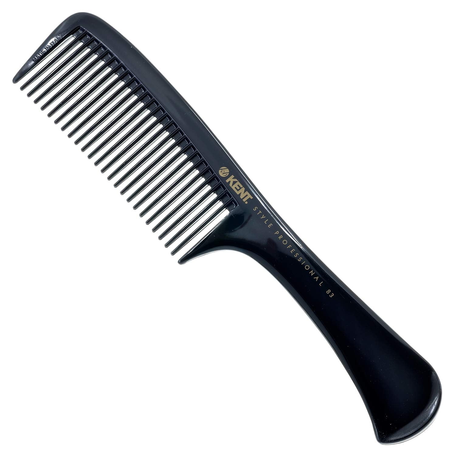 Kent SPC83 Salon-Style Barber Comb and Dressing Cutting Detangler Comb ...