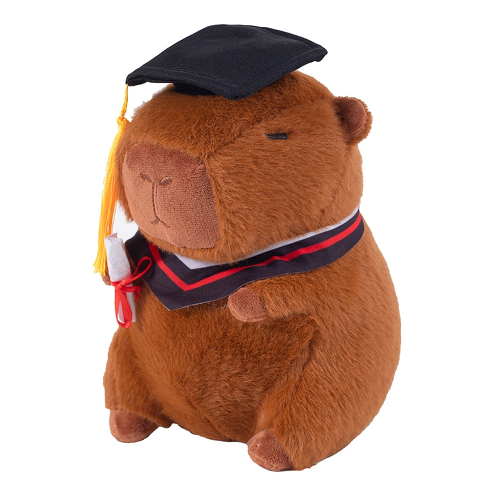 8.66" Dr. Capybara Plush Toy Adorable Fluffy Capybara Plush Toy ...