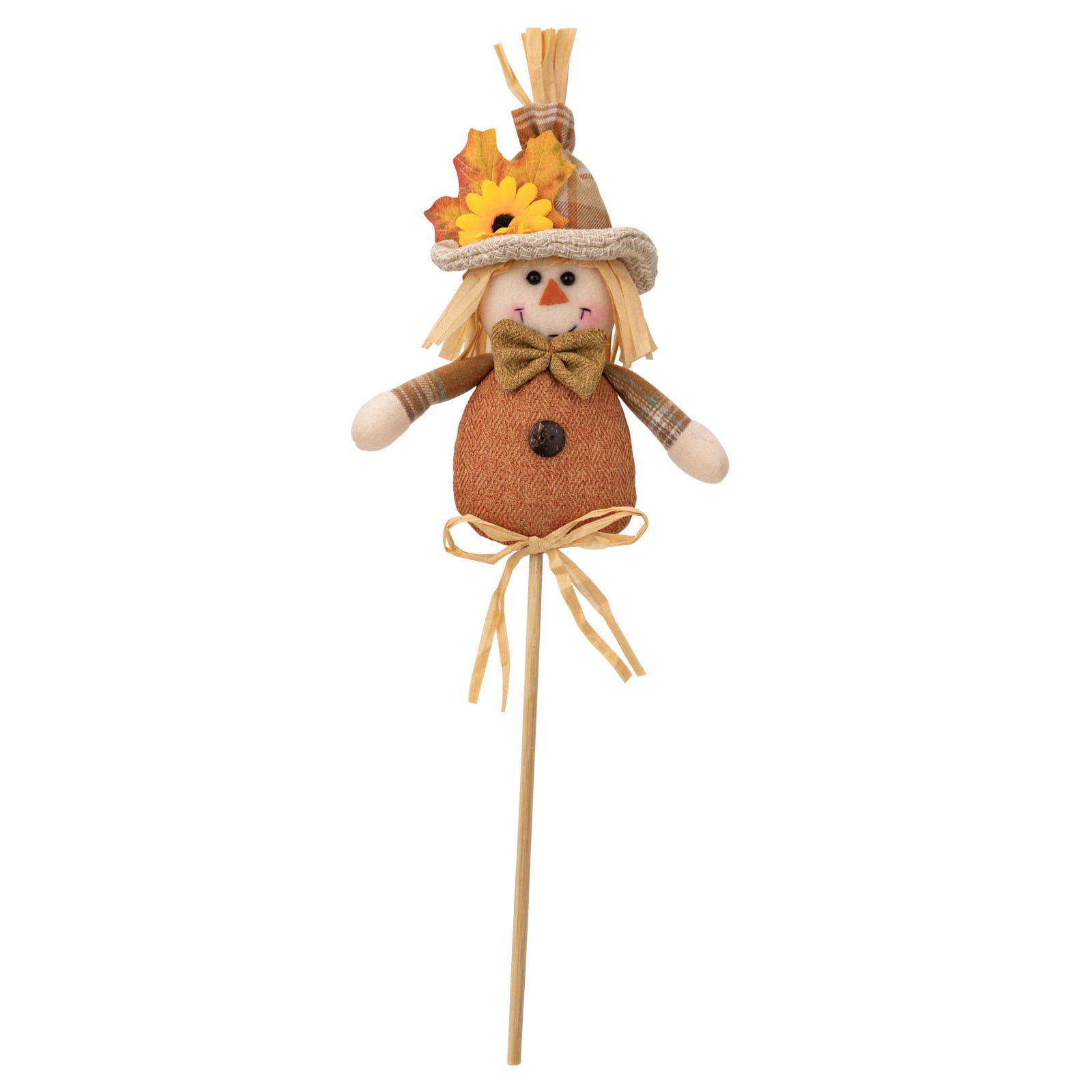 8.7" Scarecrow Decorations with Stick Small Fall Harvest Ornament for ...