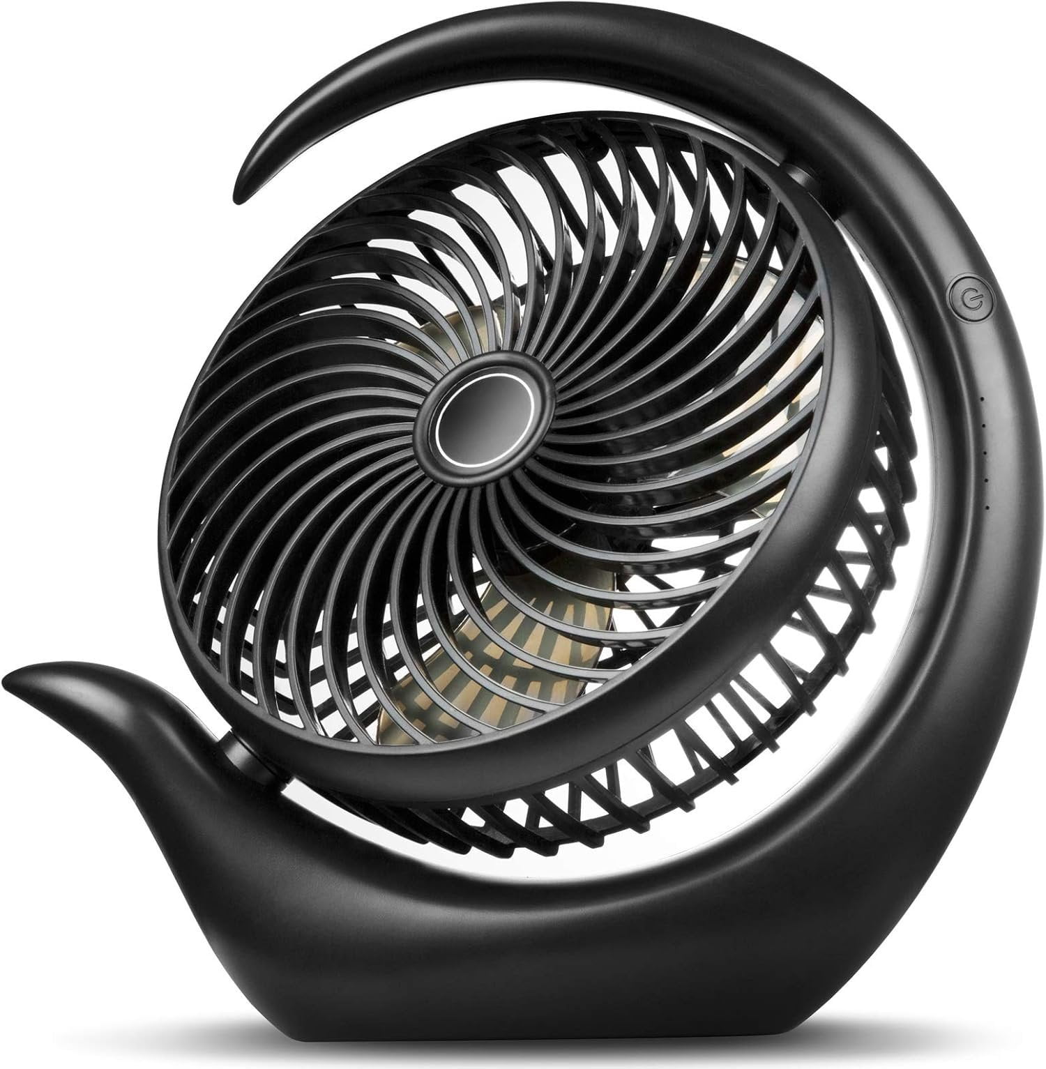8.7 inch Portable Fan, Small Table Fan : 180 Rotation and 3 Speeds Wind ...