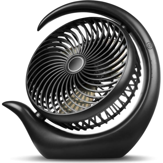 8.7 inch Portable Fan, Small Table Fan : 180 Rotation and 3 Speeds Wind ...